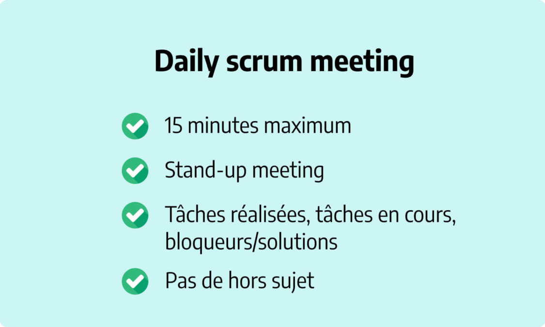Daily Scrum : définition, bonnes pratiques et mise en place