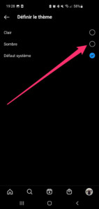 Comment mettre Instagram en noir ? (activer mode sombre)