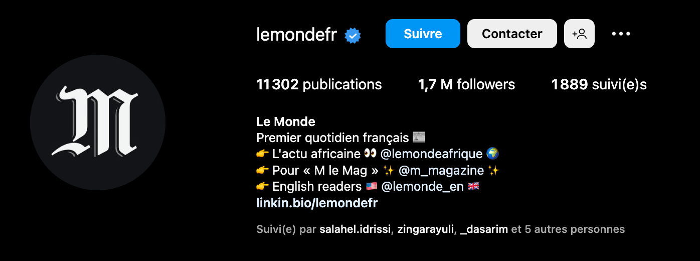 Bio instagram : créer la description parfaite avec + 9 exemples