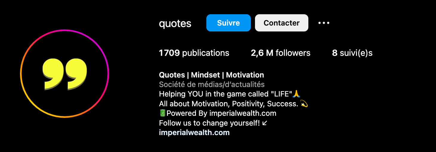 Bio instagram : créer la description parfaite avec + 9 exemples