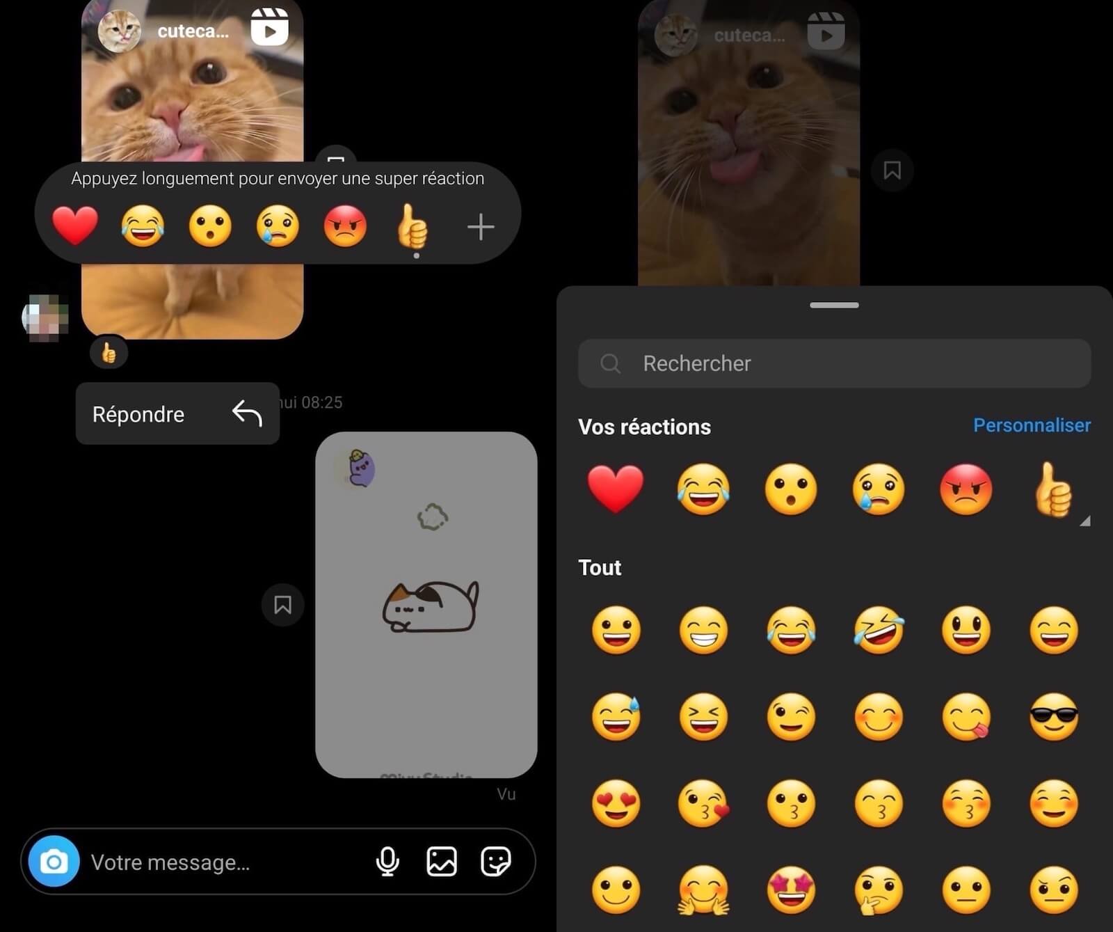 Comment modifier votre like en DM sur Instagram